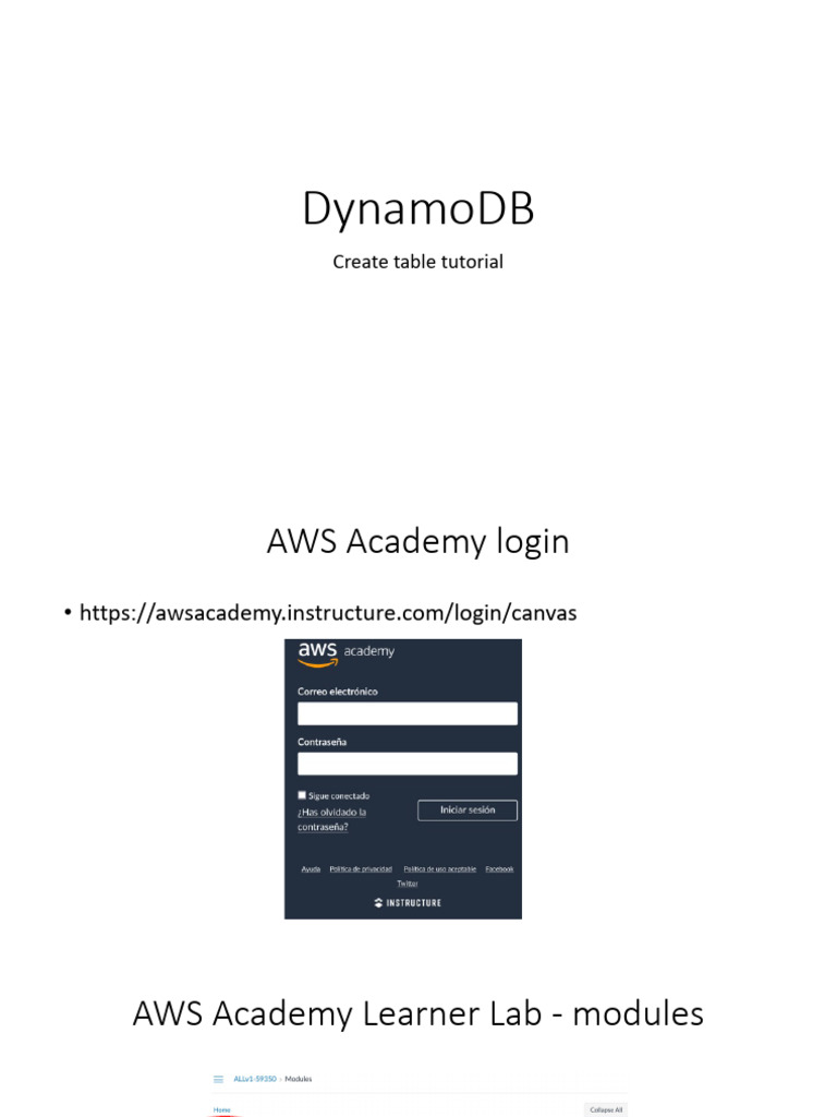 dynamoDB Intro 191023 | PDF | Databases | Information Science