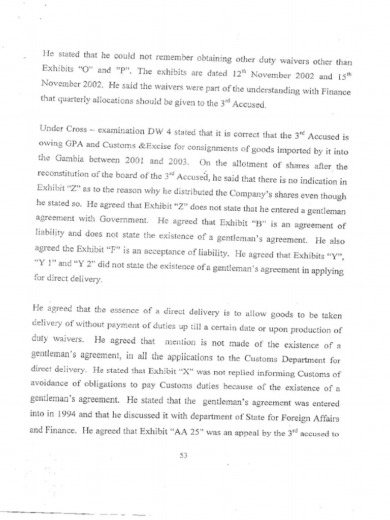 Judgement of The State v. Baba Jobe & Ors Pages 52-91 | PDF