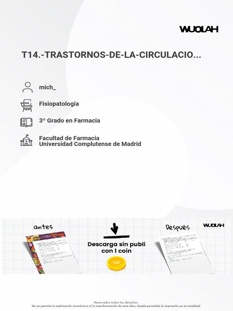 T14 - Hipertension Arterial | PDF | Vena | Trombosis