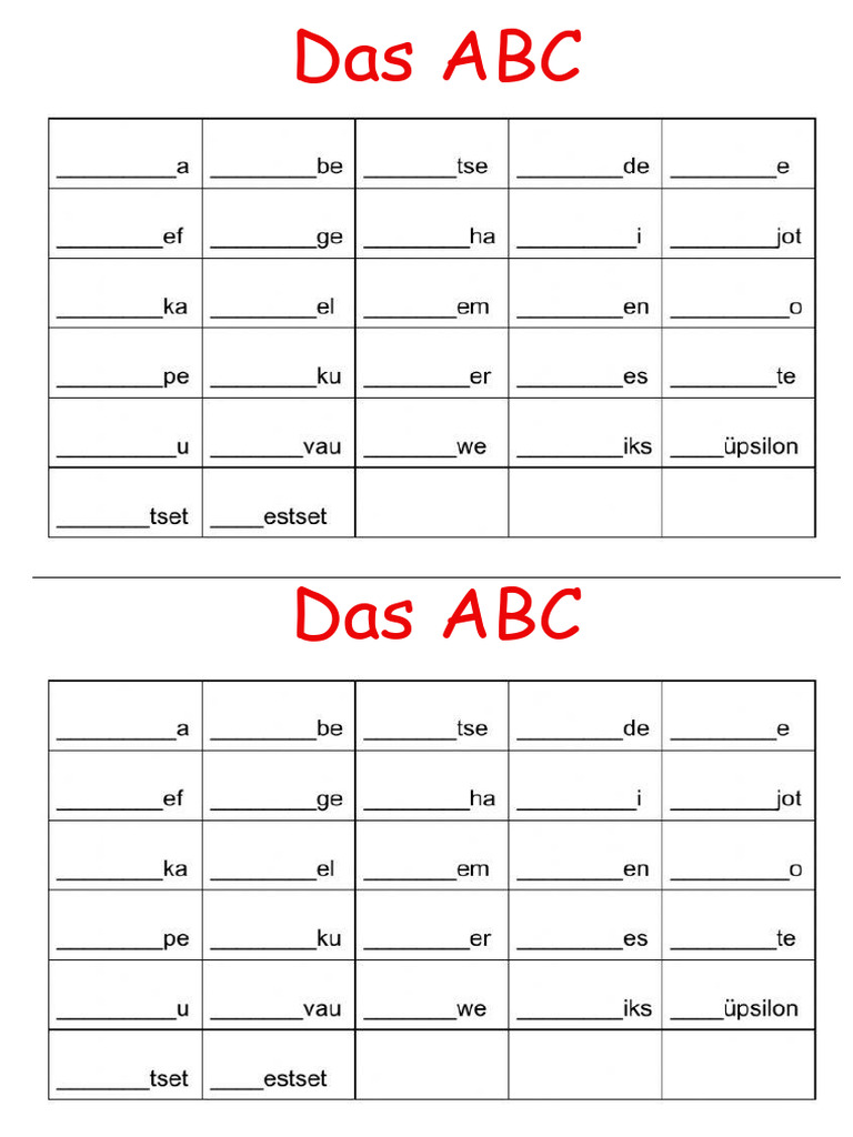 Das ABC | PDF
