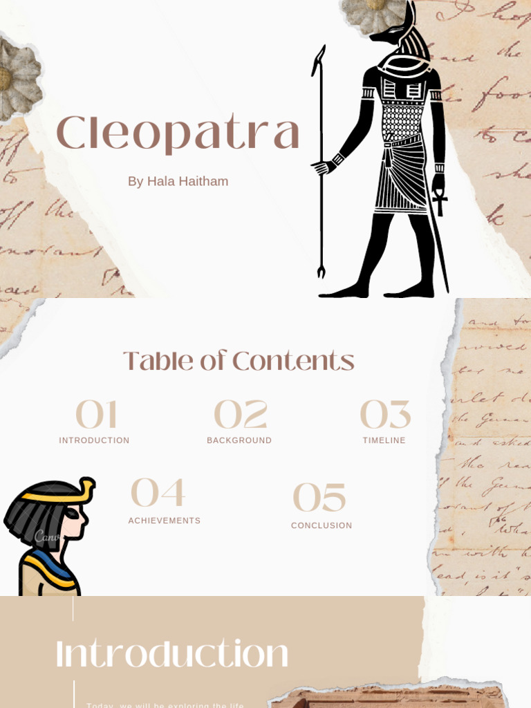 History Cleopatra Grade 8 | PDF | Cleopatra | Ancient Rome