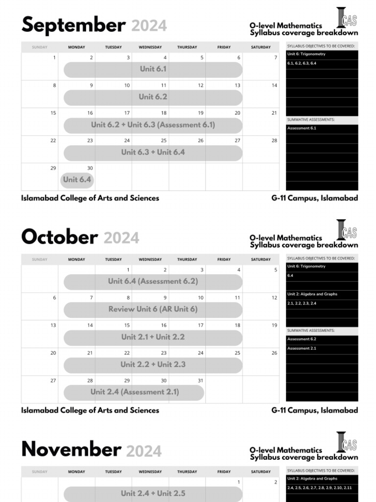 Mathematics Planner 2024-25 | PDF