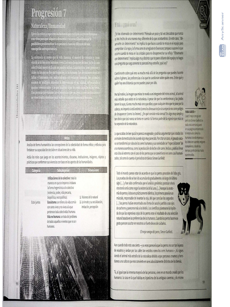 Progresion 7. Naturaleza y Humanidad | PDF