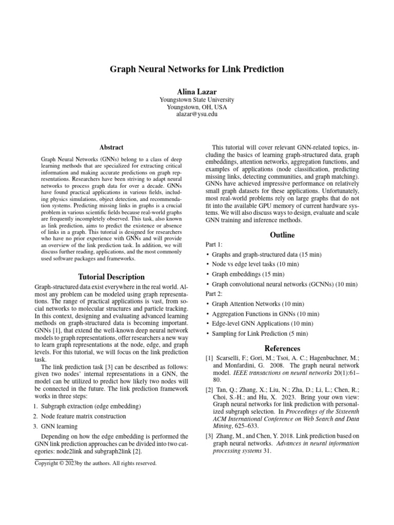 Flairs 36 GNN Tutorial 2 | PDF | Artificial Intelligence | Intelligence (AI) & Semantics