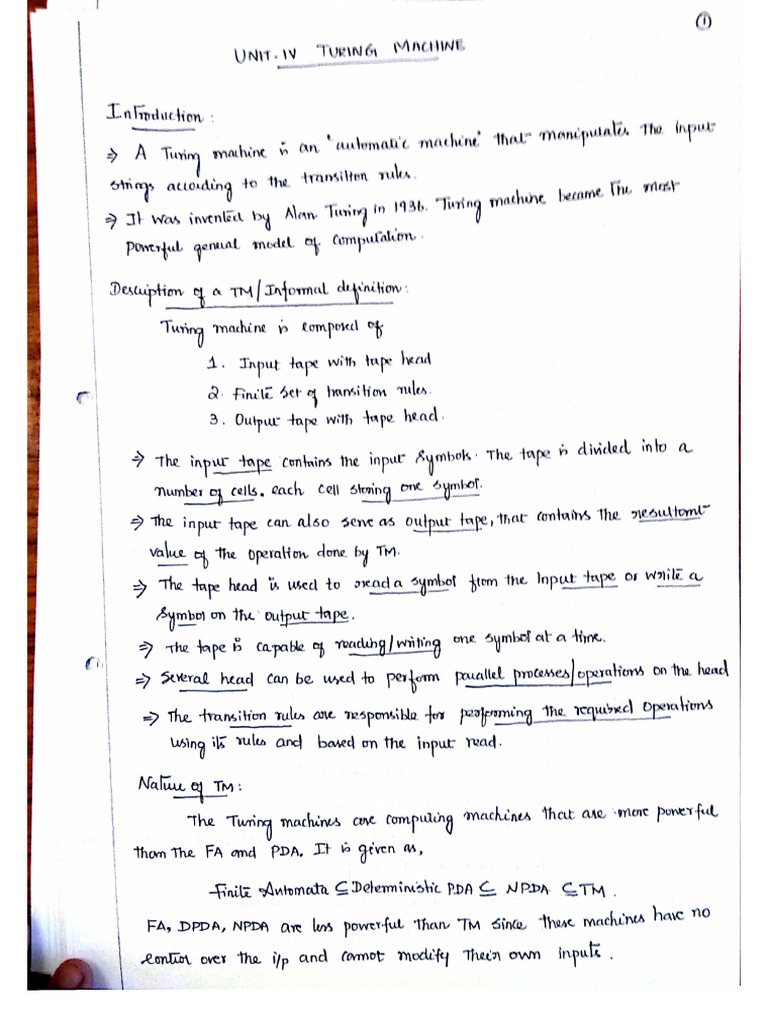 Unit 4 Handwritten | PDF