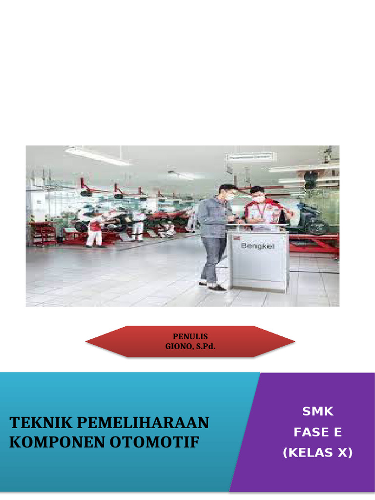 Pemeliharaan Komponen Otomotif | PDF