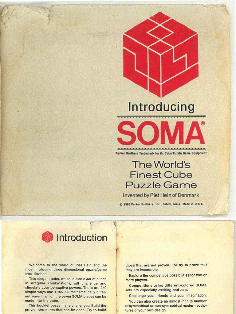 Instruccions Cub Soma 1969 | PDF