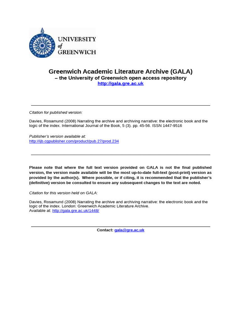 Narrating The Archive and Archiving Narr | PDF | Books | Narrative