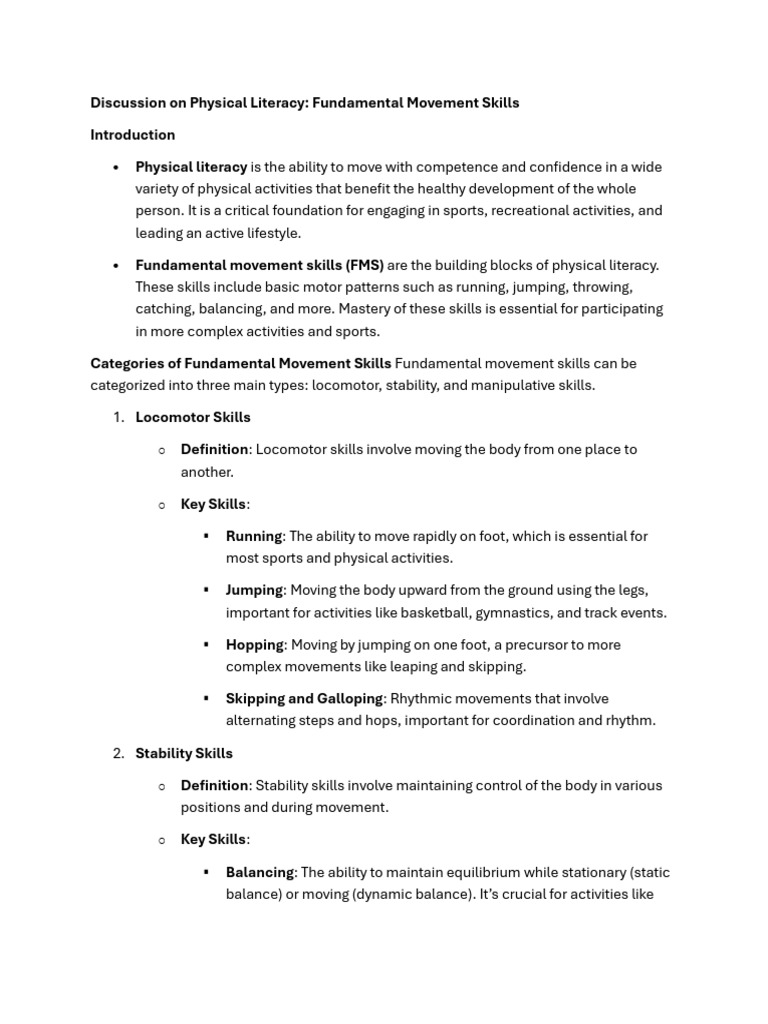 PATHFiT 3 | PDF | Physical Education | Animal Locomotion