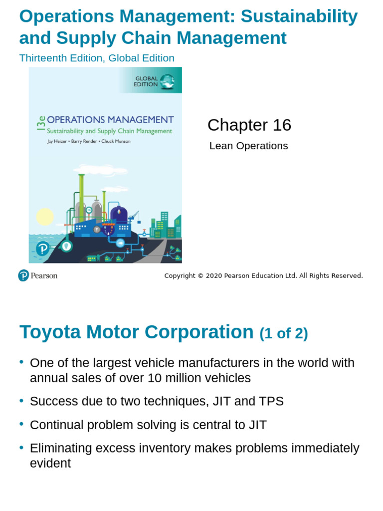 Lean Operations in Supply Chain Management | PDF | Lean Manufacturing ...