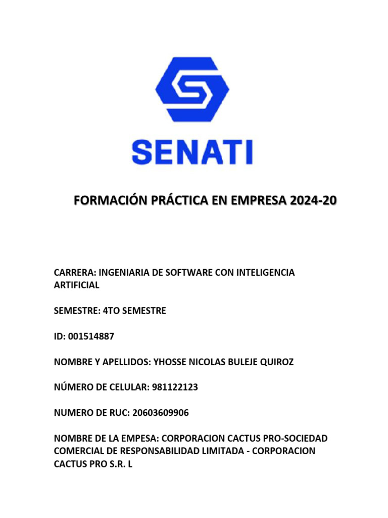 Documentos Complementarios - 2024-20 SF Ia | PDF | Jerga corporativa | Negocios económicos