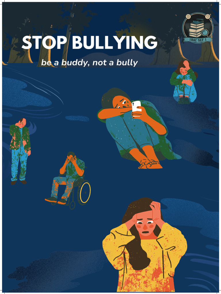 Blue Illustrative Anti Bullying Program Poster | PDF