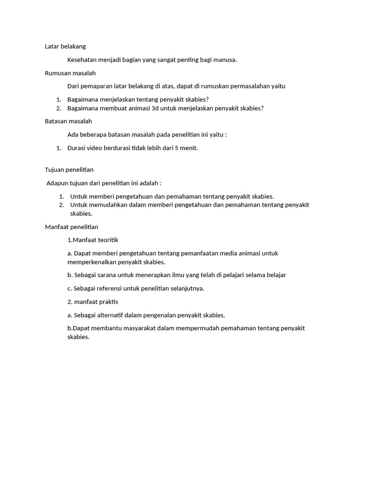 Catatan Proposal Penelitian | PDF