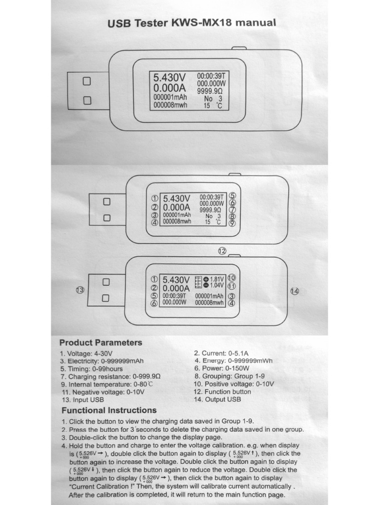 Keweisi KWS-MX18 - User Manual | PDF