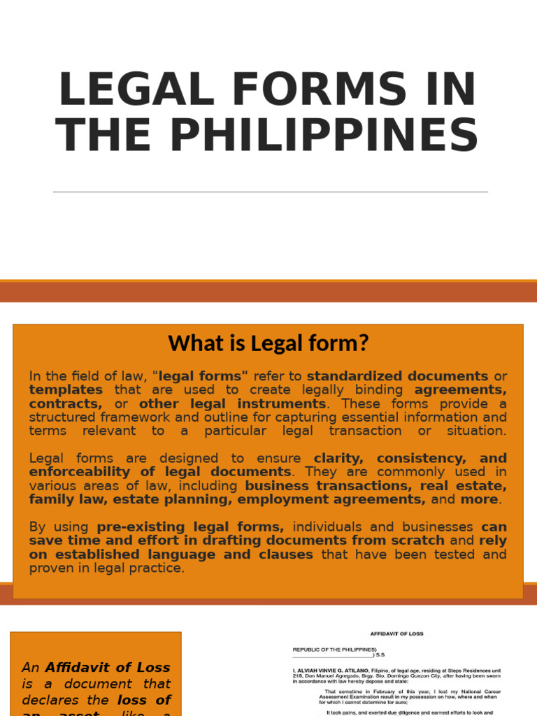 Legal Forms | PDF