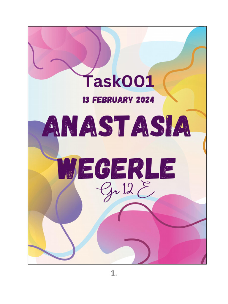 GR 12 LIFE Task001 Anastasia Wegerle | PDF