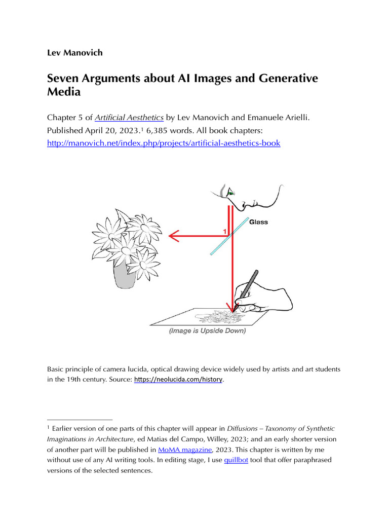 Seven Arguments About AI Images and Gene | PDF | Artificial ...