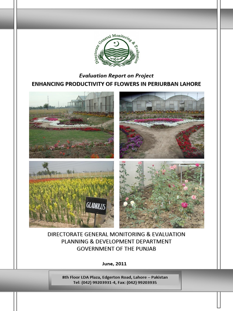 Enhancing Flower Productivity in Lahore | PDF | Evaluation | Swot Analysis
