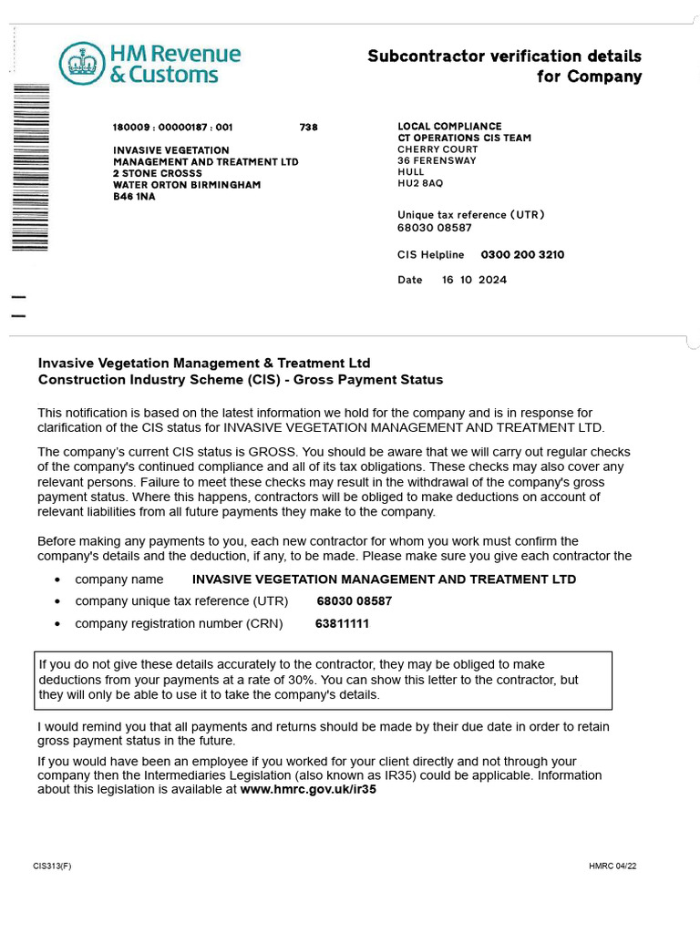 Construction Industry Scheme | PDF | Economies | Business Law