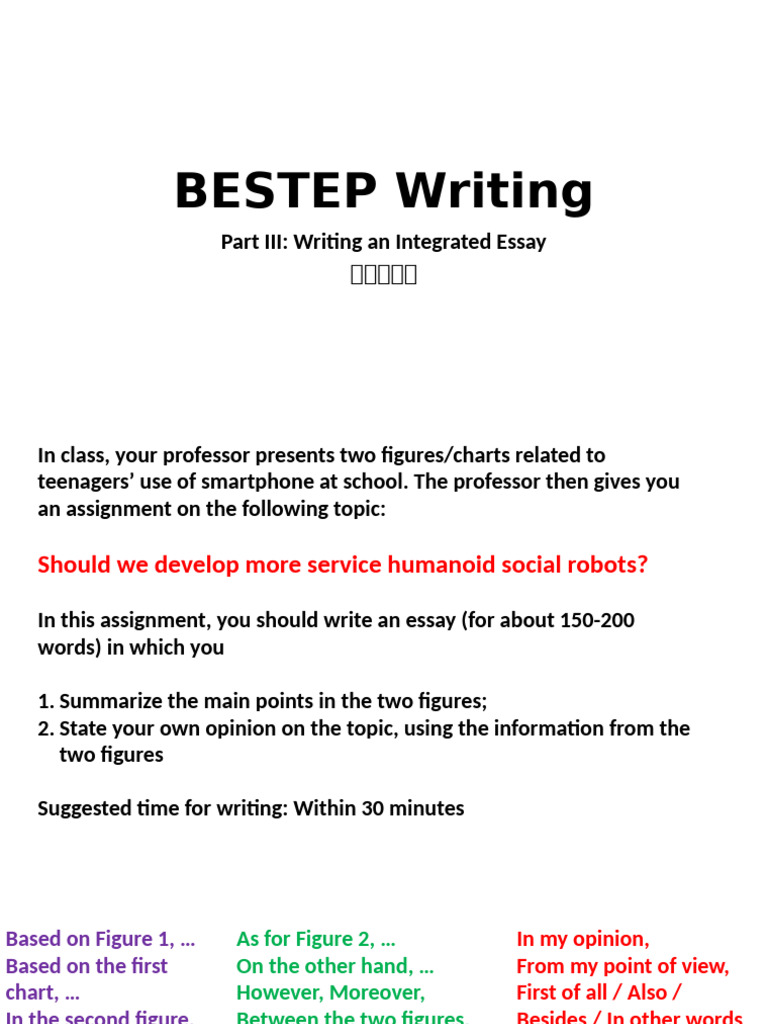 BESTEP Writing Part 3 by Aiping 20241013 | PDF | Art | Computers