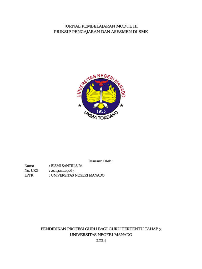 JURNAL PEMBELAJARAN MODUL III | PDF