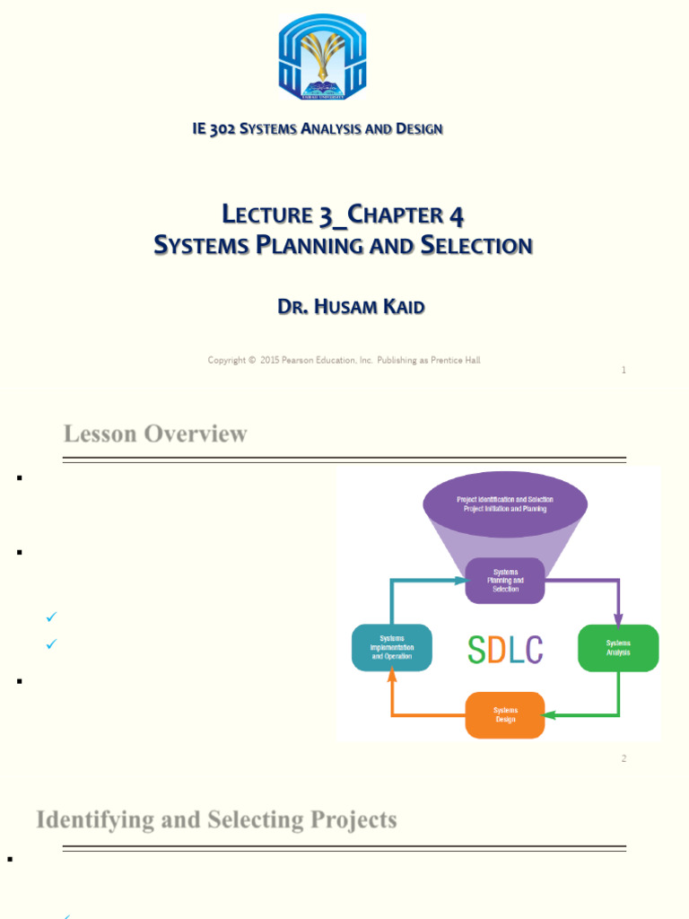 Lecture - 03 - Ch04-Systems Planning and Selection | PDF | Net Present Value | Business
