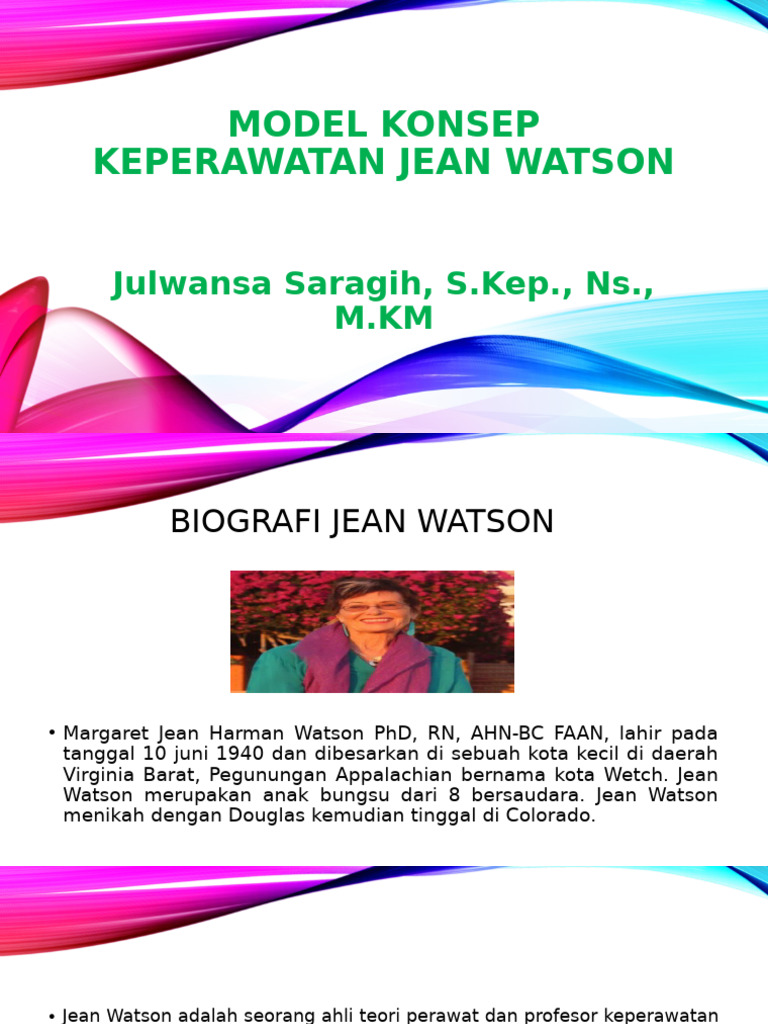 Model Konsep Keperawatan Jean Watson | PDF