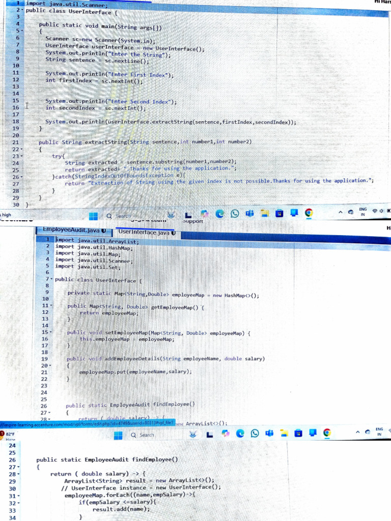 Employee Audit Code Snippet | PDF