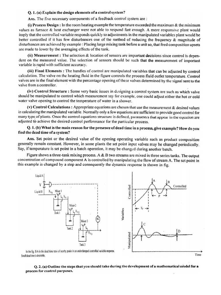 PIC_Ques_Ans-5 | PDF | Control Theory | Feedback
