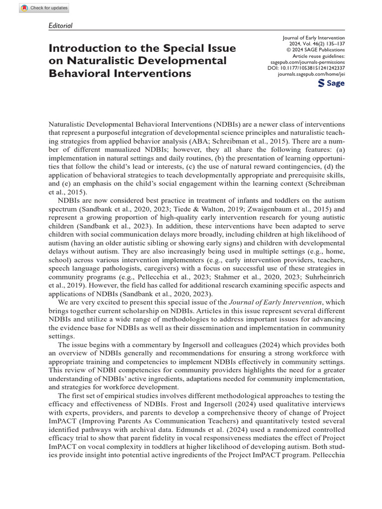 Ingersoll Stahmer 2024 Introduction To The Special Issue On ...