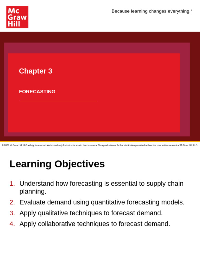Ch3 Forecasting | PDF | Forecasting | Regression Analysis