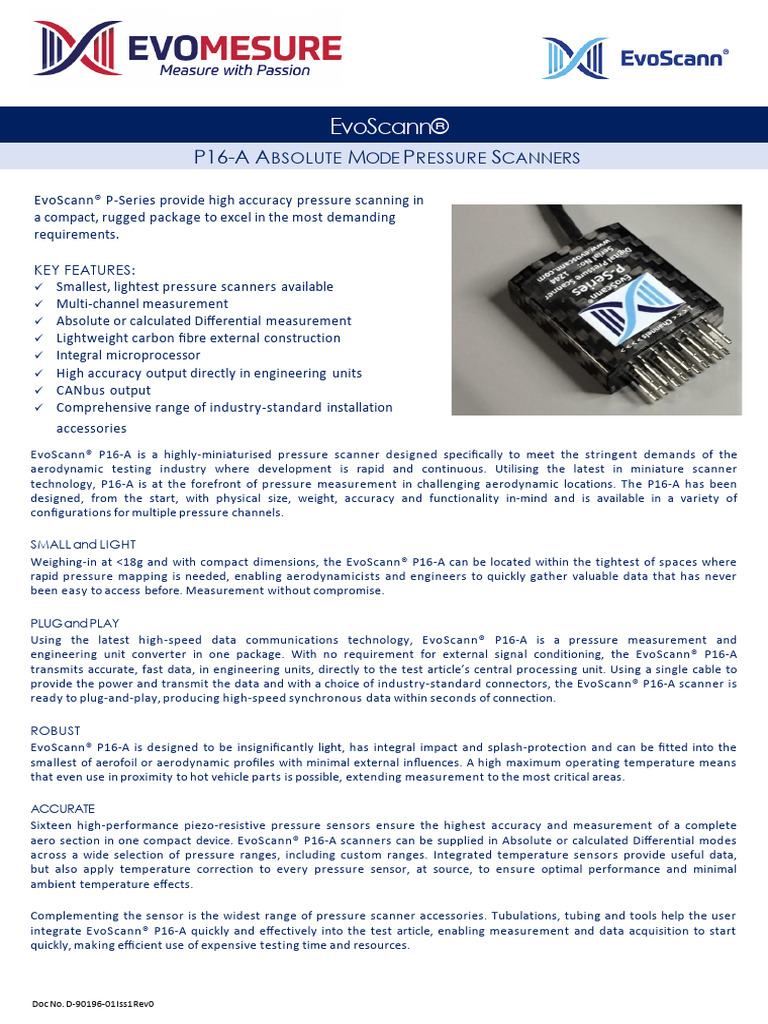 7 P16 A EvoScann EvoMesure | PDF | Image Scanner