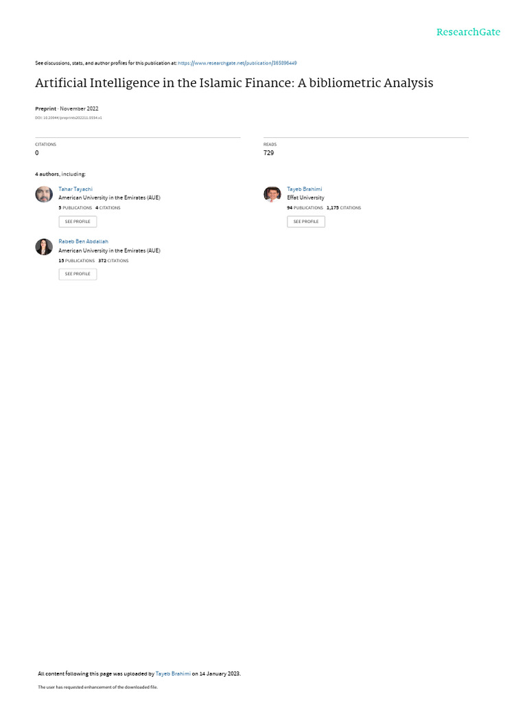 Paper Draft ScientificResearchonIslamicBankingandArtificialIntelligence | PDF | Artificial ...
