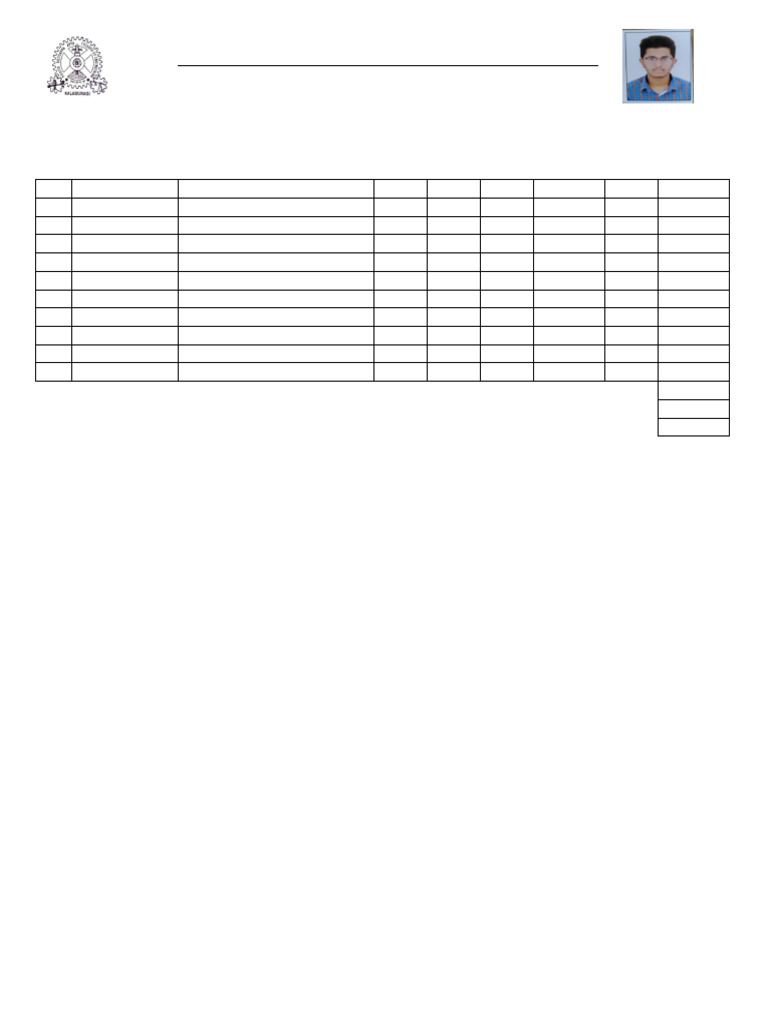 3PD22CS056 Provisional Grade Card | PDF | Information Technology ...