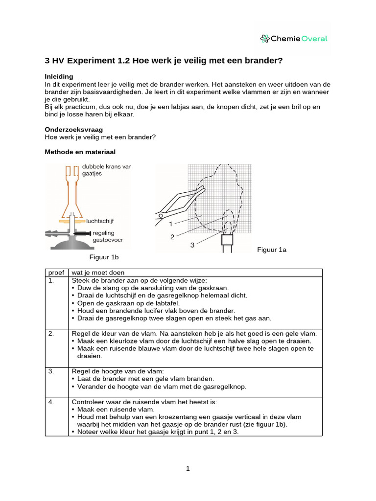 ChO8 3HV Experiment-1.2 Def | PDF