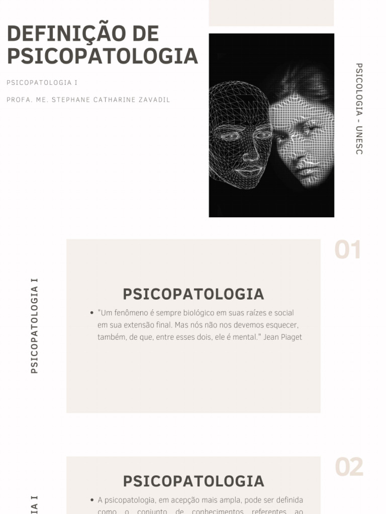 Definição de Psicopatologia | PDF