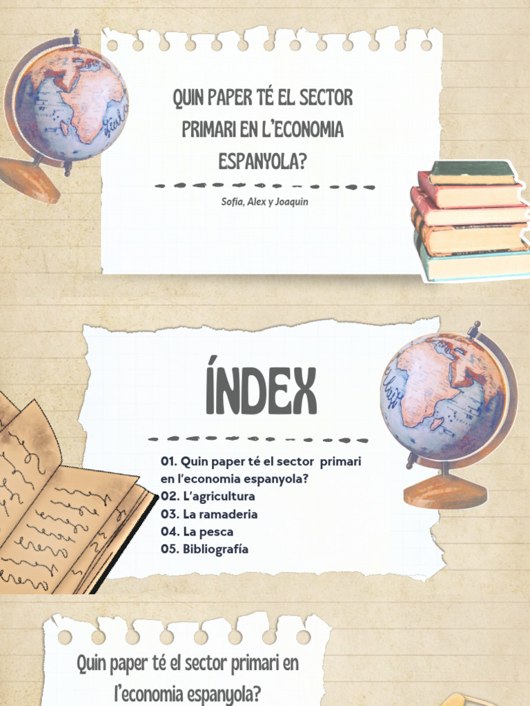 Quin Paper Té El Sector Primari en L'Economia Espanyola?: Sofia, Alex y ...
