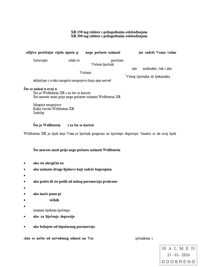 Uputa o Lijeku - 30 | PDF