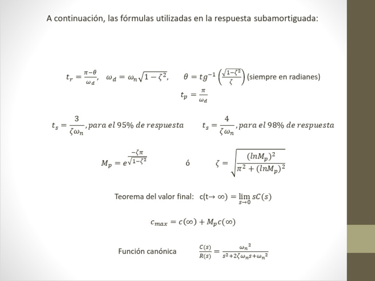 Formulario Control 1 | PDF