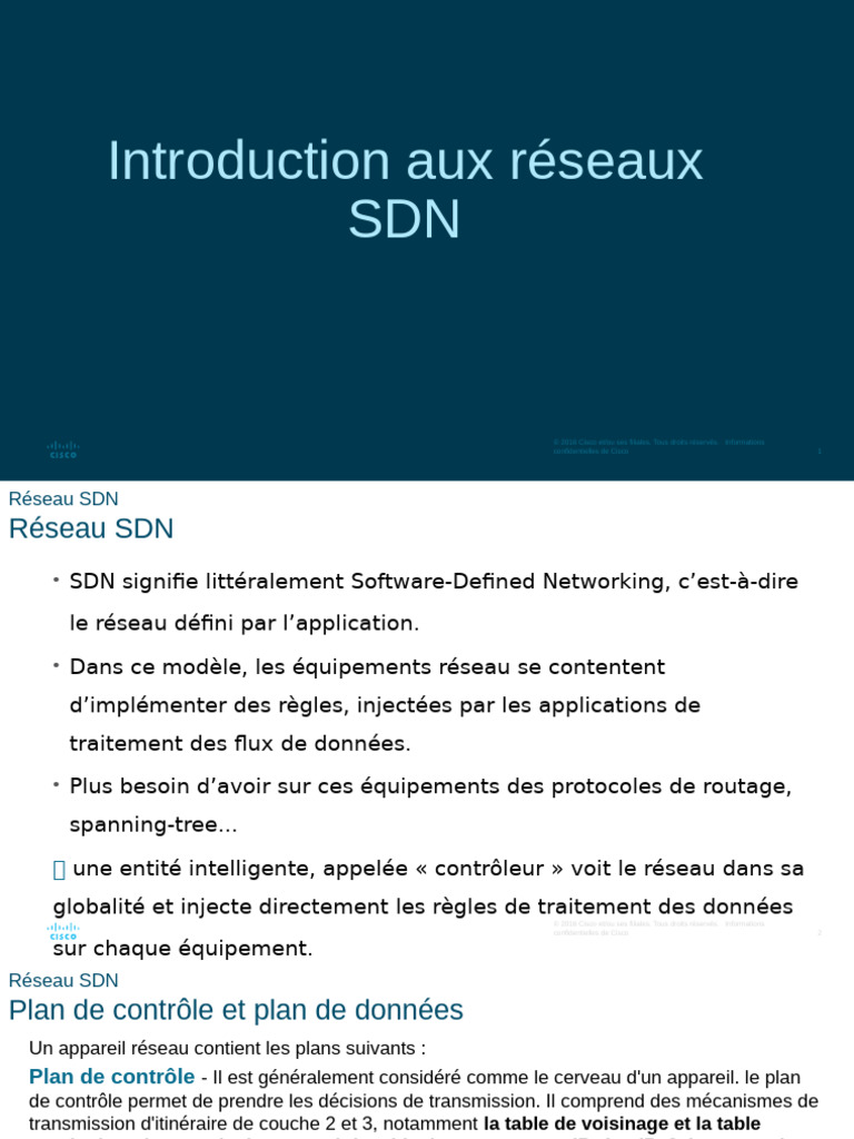 Introduction aux Réseaux SDN | PDF | OpenStack | Cloud computing