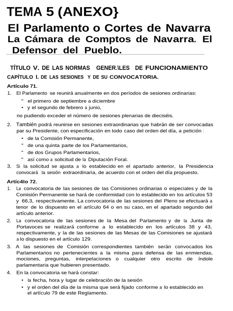 tema 5.2 scan | PDF | Votación | Parlamento