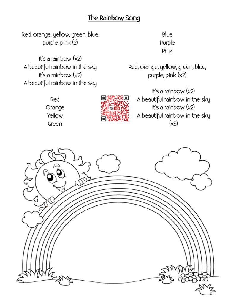 Colorful Rainbow Song Lyrics | PDF