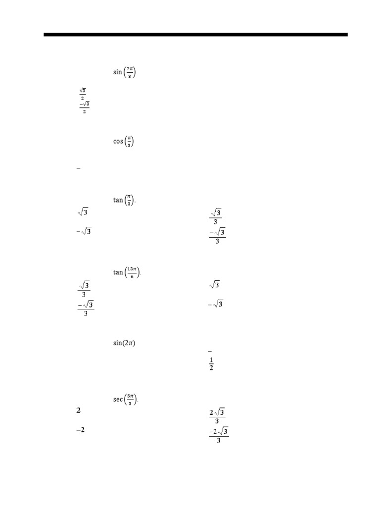 5 2 Trigonometric Functions Of Real Numbers Pdf Trigonometric Functions Geometric Measurement