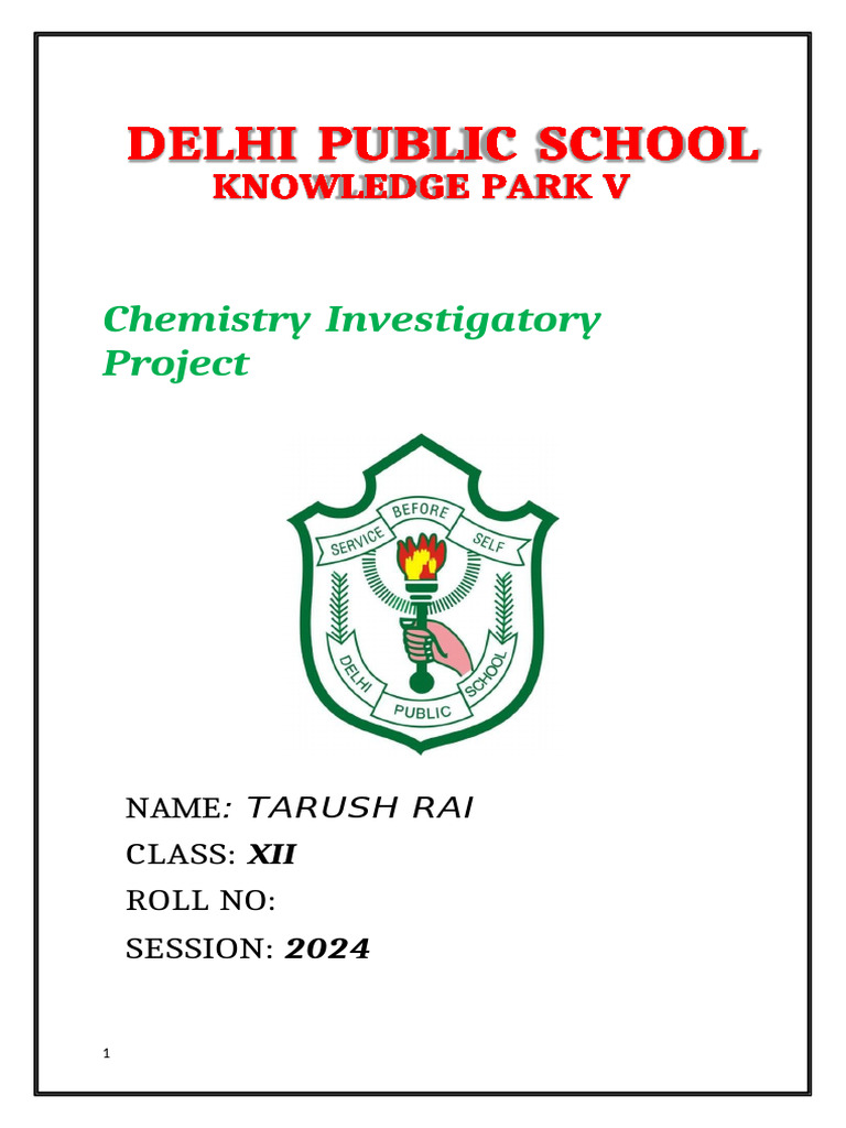 Chemistry Investigatory Project 12 | PDF | Soy Milk | Soybean