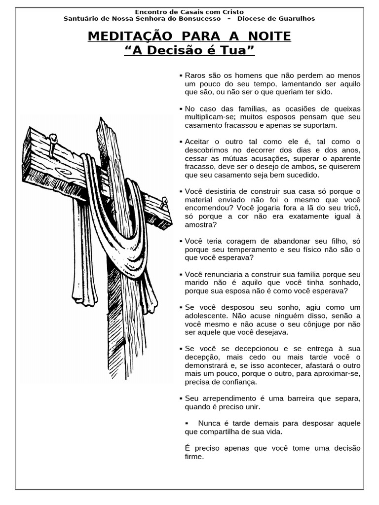 LITURGIA - A Decisão É Tua ECC | PDF