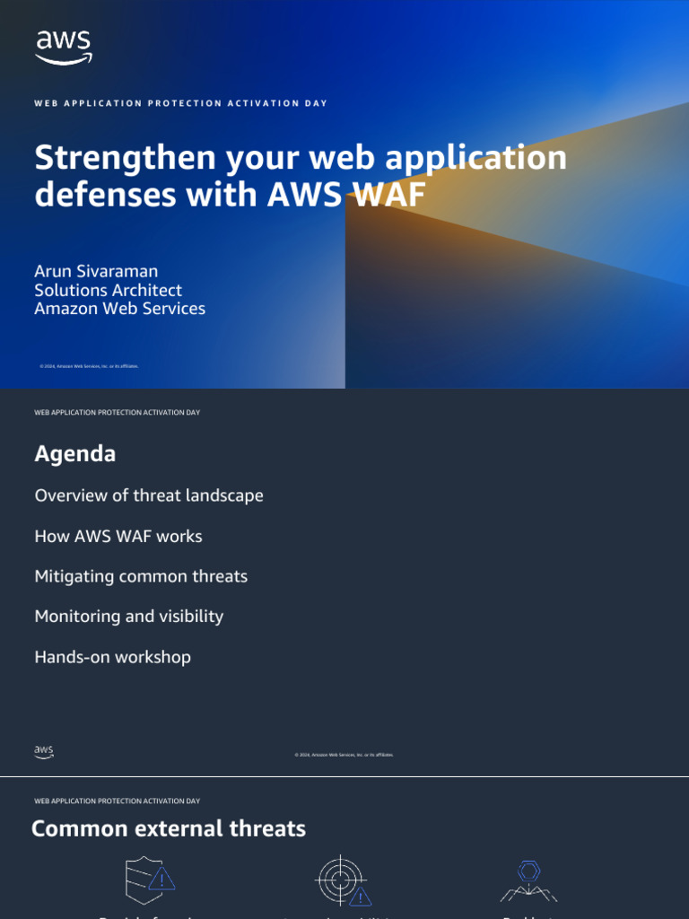 APD-Workshop-Strengthen Your Web Application Defenses With AWS WAF ...