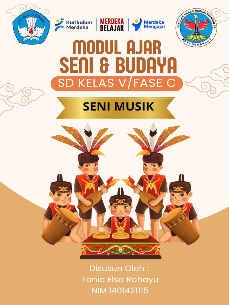 Modul Ajar Mandiri 1 Seni Budaya Kelas 5 - Tania Elsa Rahayu | PDF