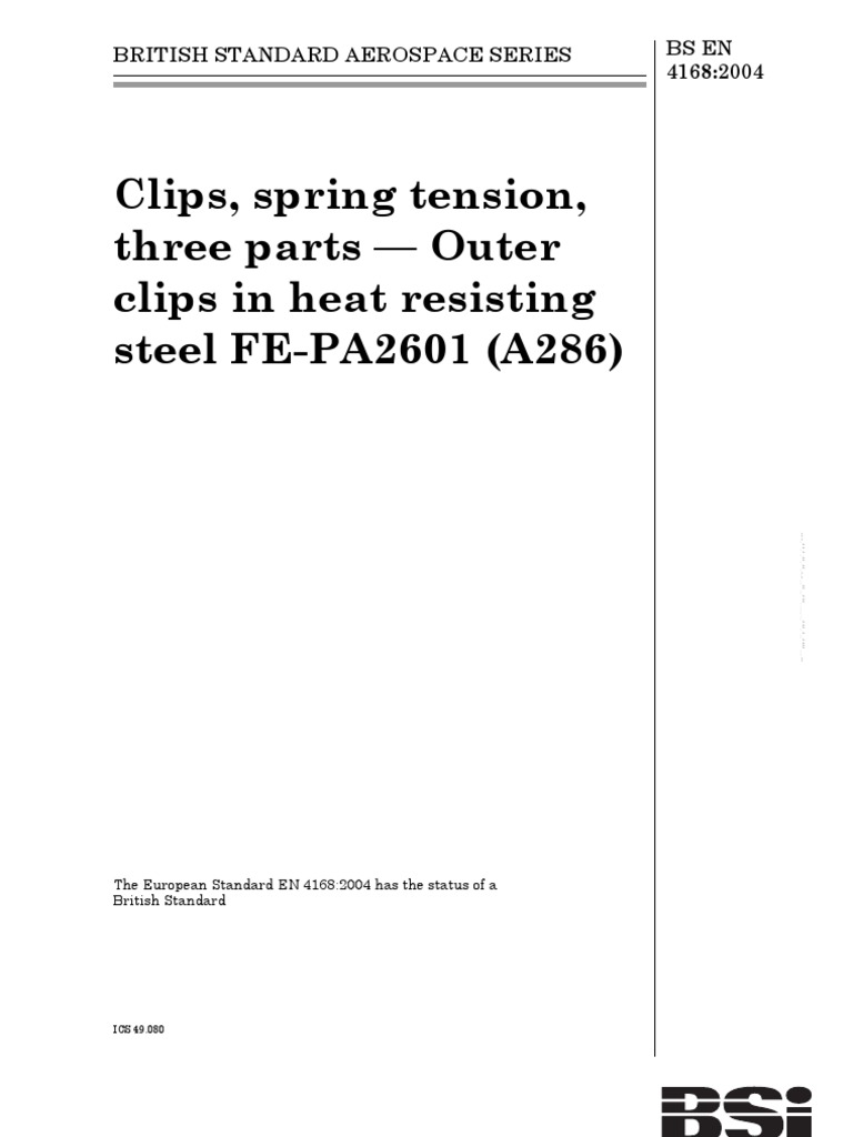 BS4168 | Download Free PDF | Reference | Engineering