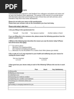 GMC Patient - Questionnaire PDF - 48210488 | PDF | Health Sciences ...