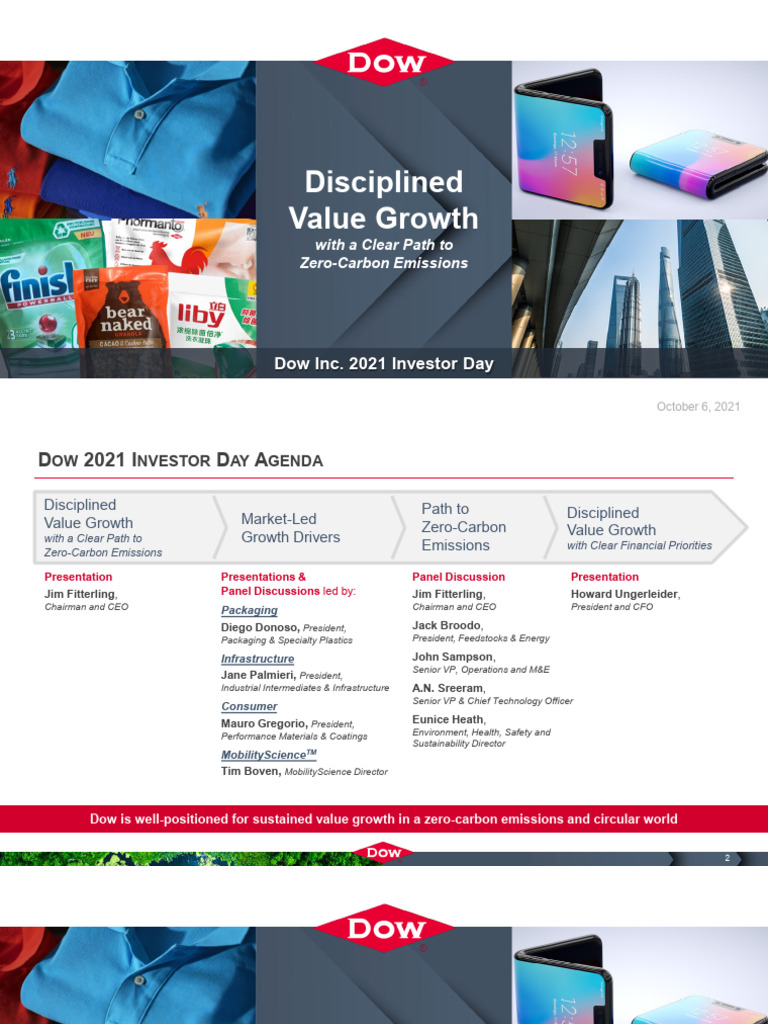 Dow-2021-Investor-Day | PDF | Climate Change Mitigation | Carbon ...